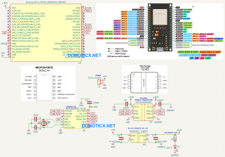 ESP32 - CAN FD - DomoticX
