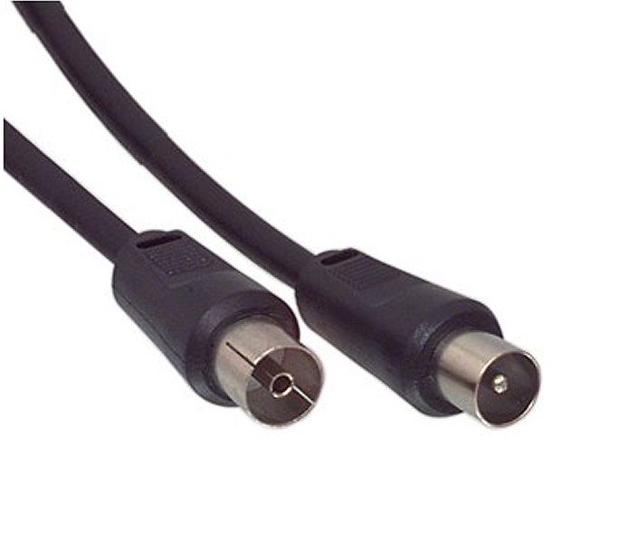 Kabel Coax met IEC connector male-female recht 28AWG AWM 1354 75 Ohm 5M ...
