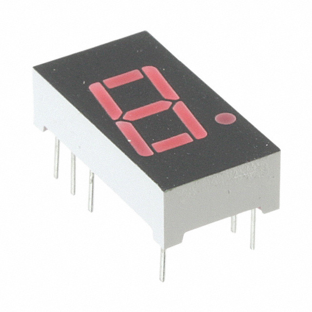 LED segmenten module 1-bit 0.4'' gezamelijke anode rood ELS-4710AP LTS ...