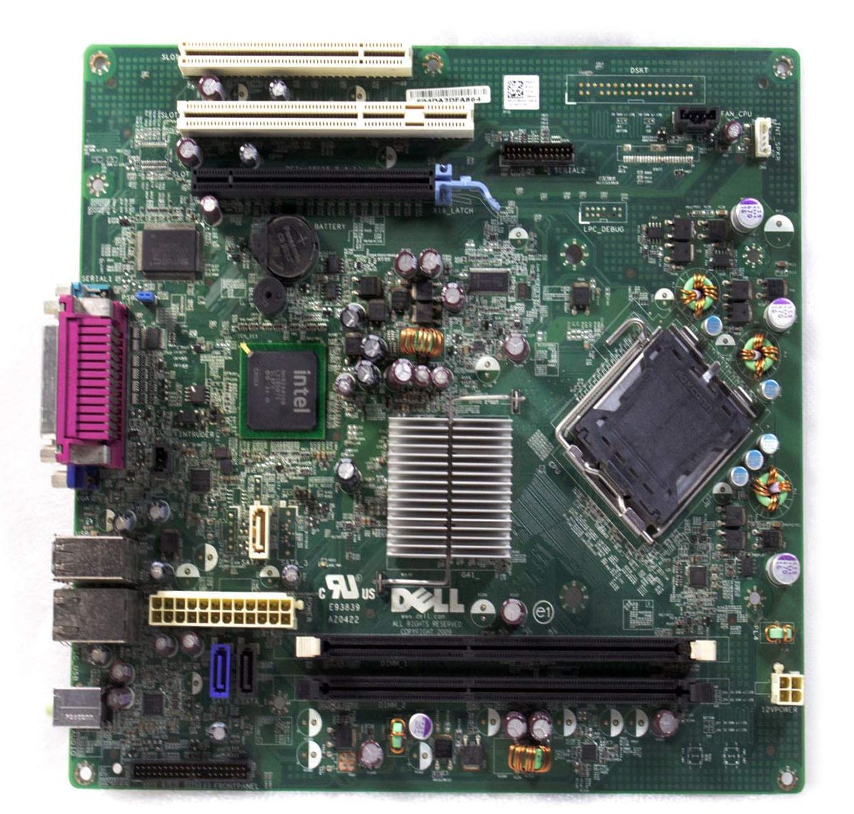 Moederbord Socket LGA775 DDR2 MicroATX 24+4-pins / DELL Optiplex 380 ...