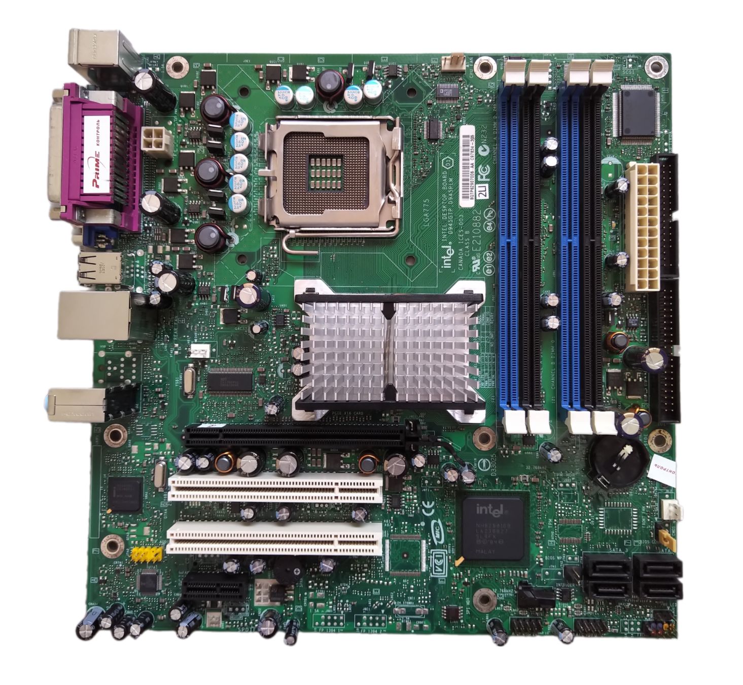 Moederbord Socket LGA775 DDR2 PCI-E 16X MicroATX 24+4-pins / Intel ...