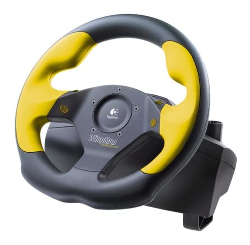 Racing Wheel USB Logitech Wingman GP E-UF5 863185-0000 geel (incl ...