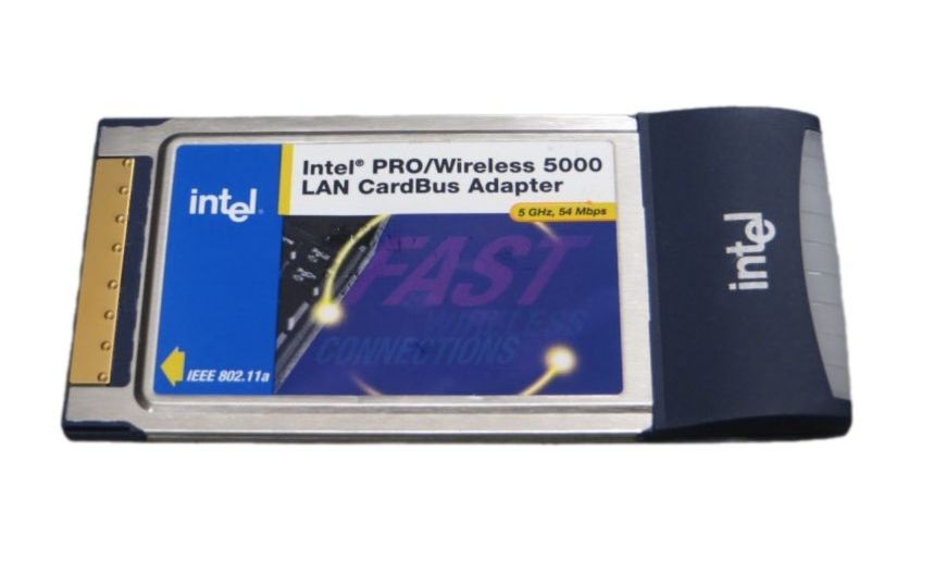 PCMCIA Card 802.11/a Wireless 54 Mbps 5Ghz Intel WCB5000 (2e kans ...