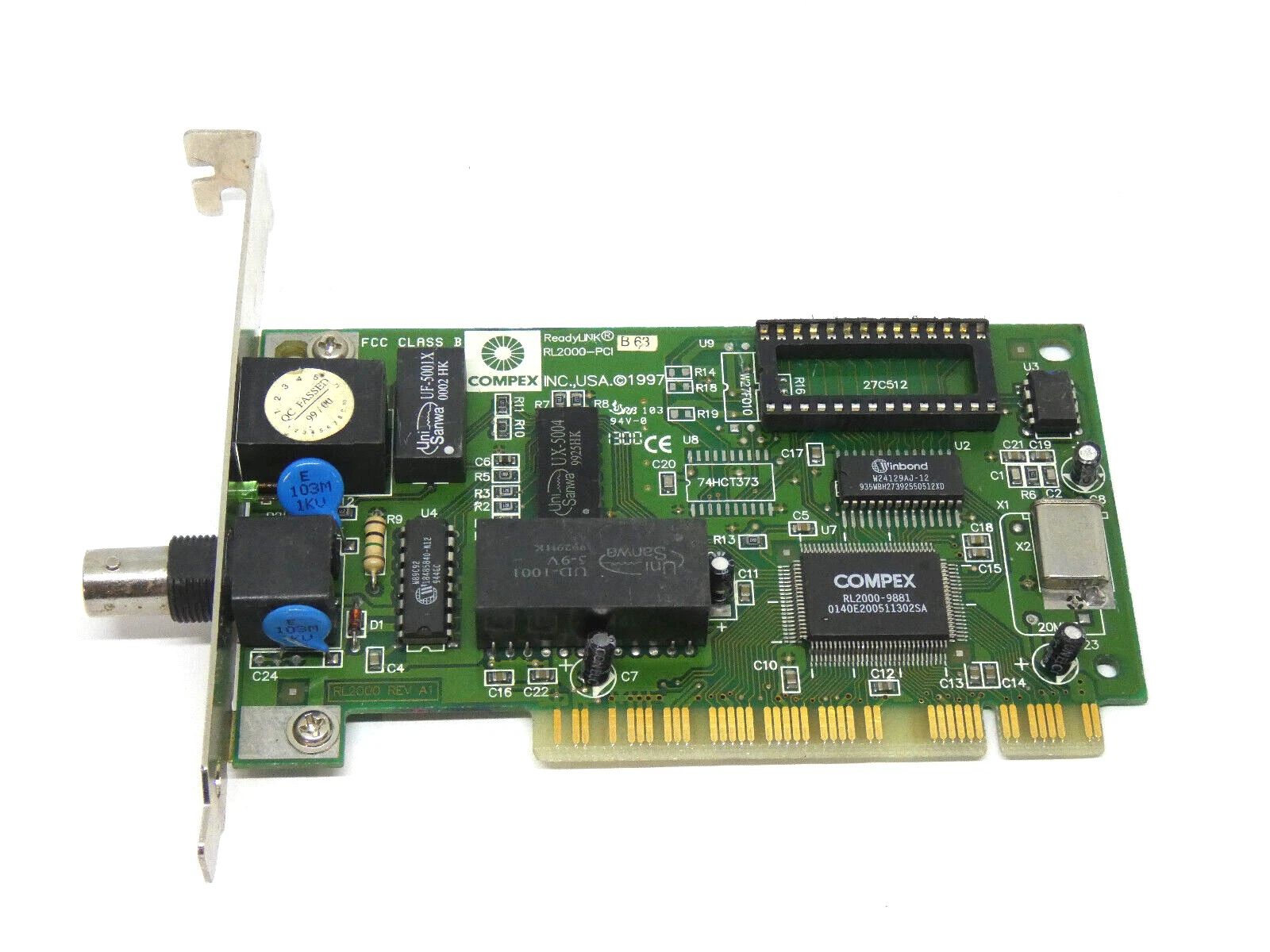 Netwerk kaart 10 Mbit/s PCI RJ45/BNC ReadyLink RL-2000-PCI RL2000-9881 ...