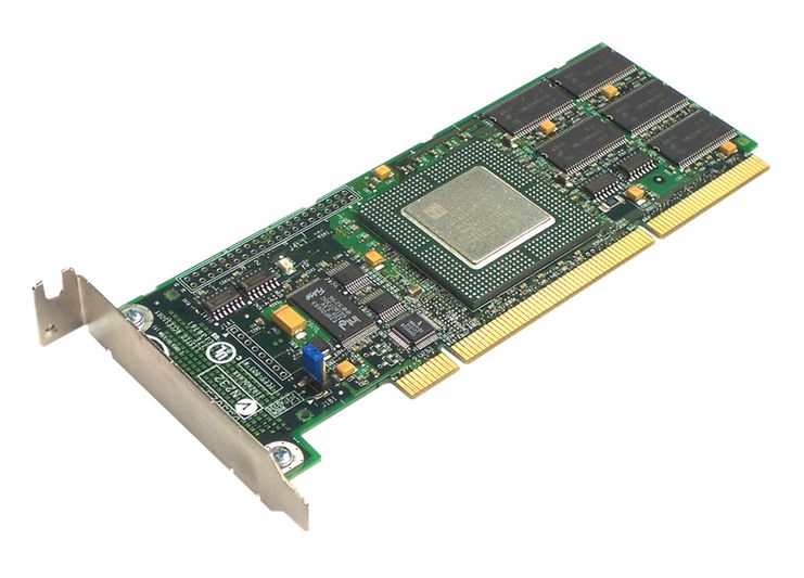 RAID Controller PCI-X SCSI U320 Intel SL57T LSI Logic C16410-002 met ...