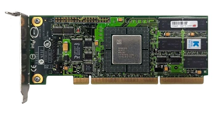 RAID Controller PCI-X SCSI U320 Intel SL57T LSI Logic C16410-002 met ...