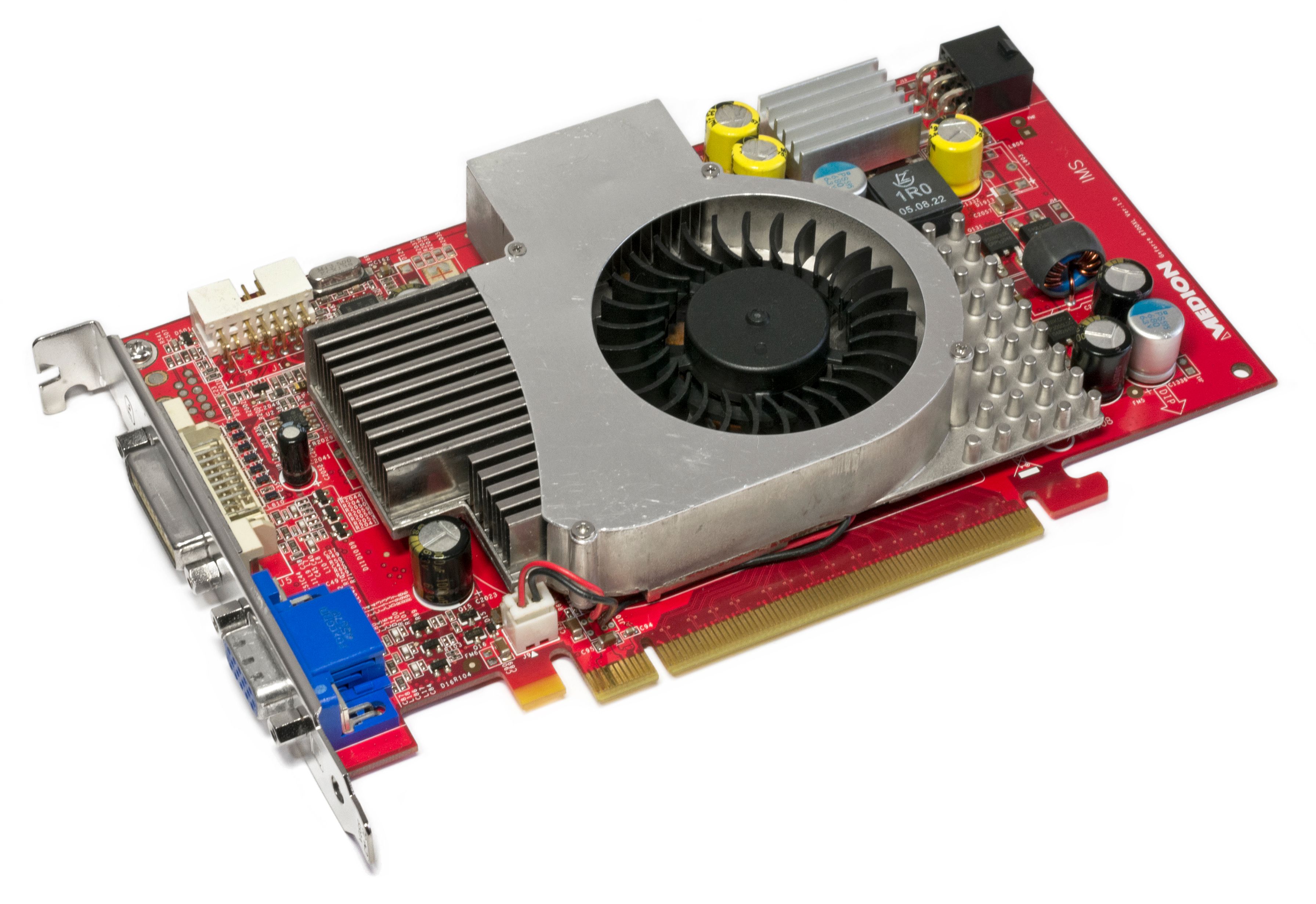 Grafische kaart nVidia NV43 GeForce 6700 XL 128MB GDDR3 PCI-E 16x 2.0 ...