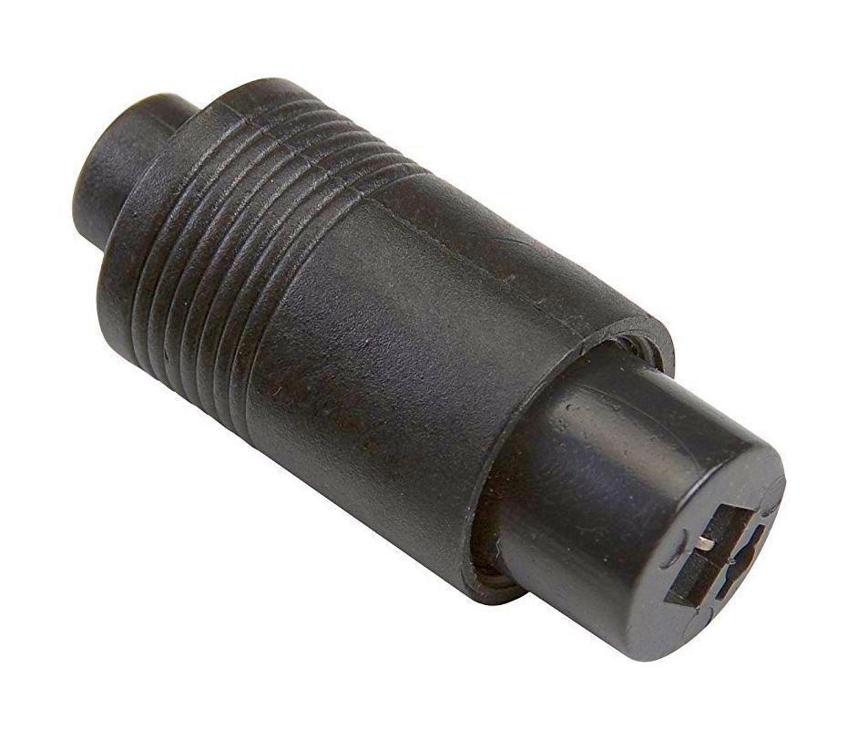 DIN 2-pin speaker connector female push-in DIN-2 zwart - DomoticX