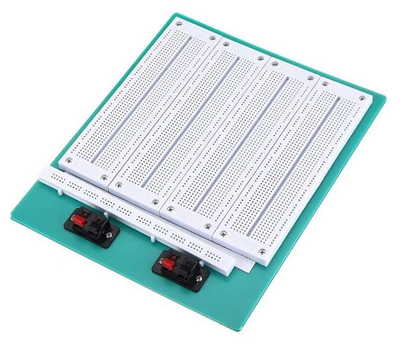 Breadboard platform 4-in-1 met twee voeding aansluitingen SYB-500 ...