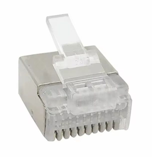RJ connector 10P10C male shielded short RJ50 - DomoticX