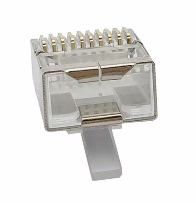 RJ connector 10P10C male shielded short RJ50 - DomoticX