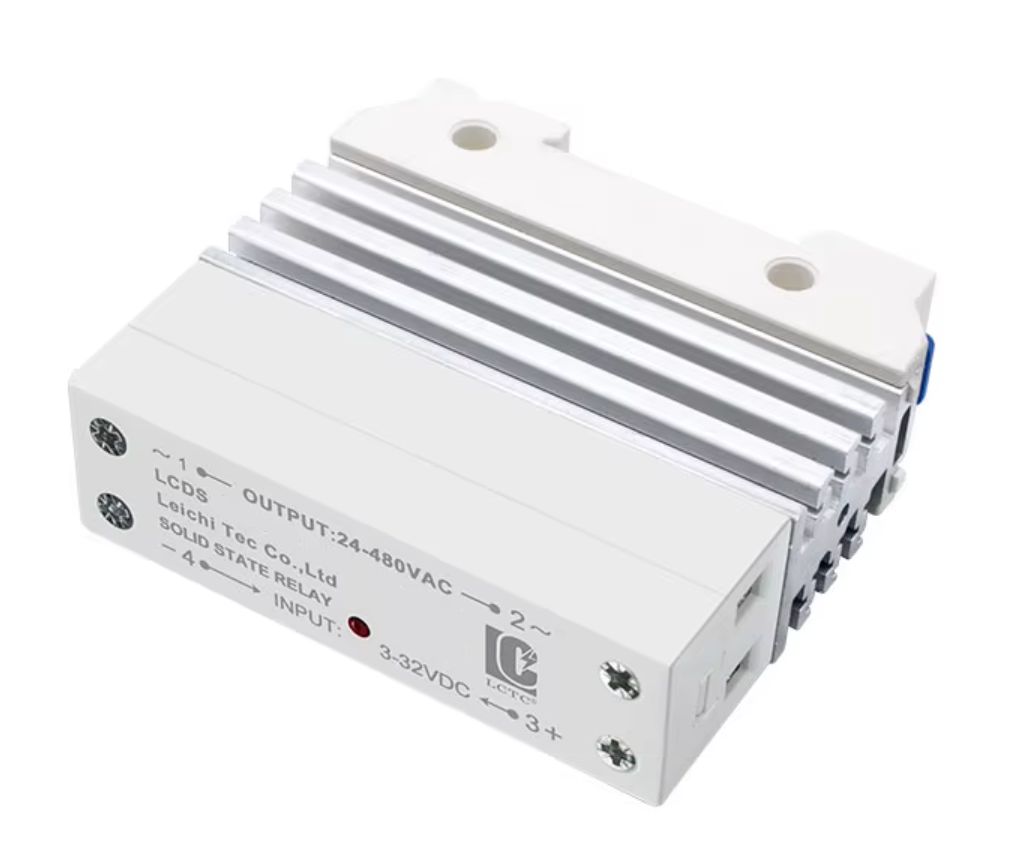 Solid State Relay SSR DC-AC 3-32VDC 25A 24-480VAC LCDS2548DAZ - DomoticX