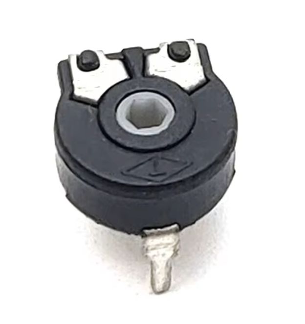 Potmeter 20K Ohm linear 0.15W PT10 met zeshoekig gat - DomoticX