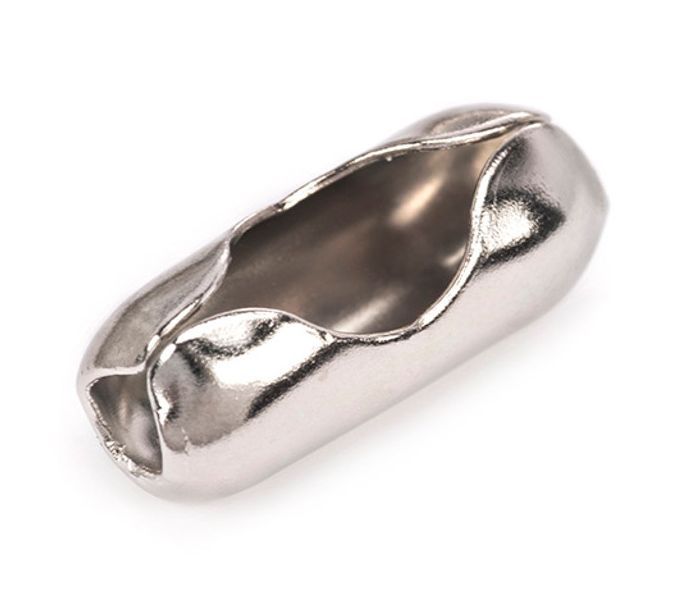 Bal ketting sluiting diameter 1.5mm Rhodium kleur - DomoticX