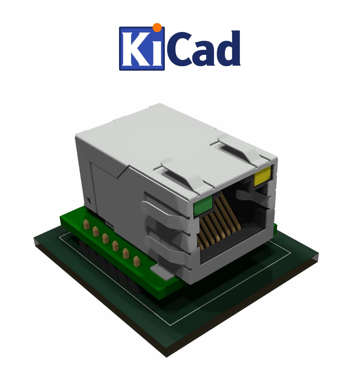 Module Ethernet LAN W5500 Lite KiCad 8+ (digitaal) - DomoticX