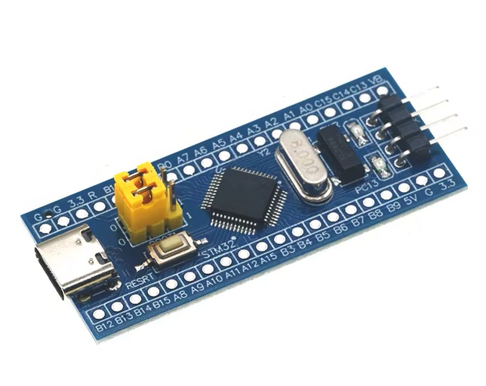 CH32F103C8T6 Arm 32-bit MCU 72MHz 64KB FLASH module USB-C STM32F103C8T6 Compatible - DomoticX
