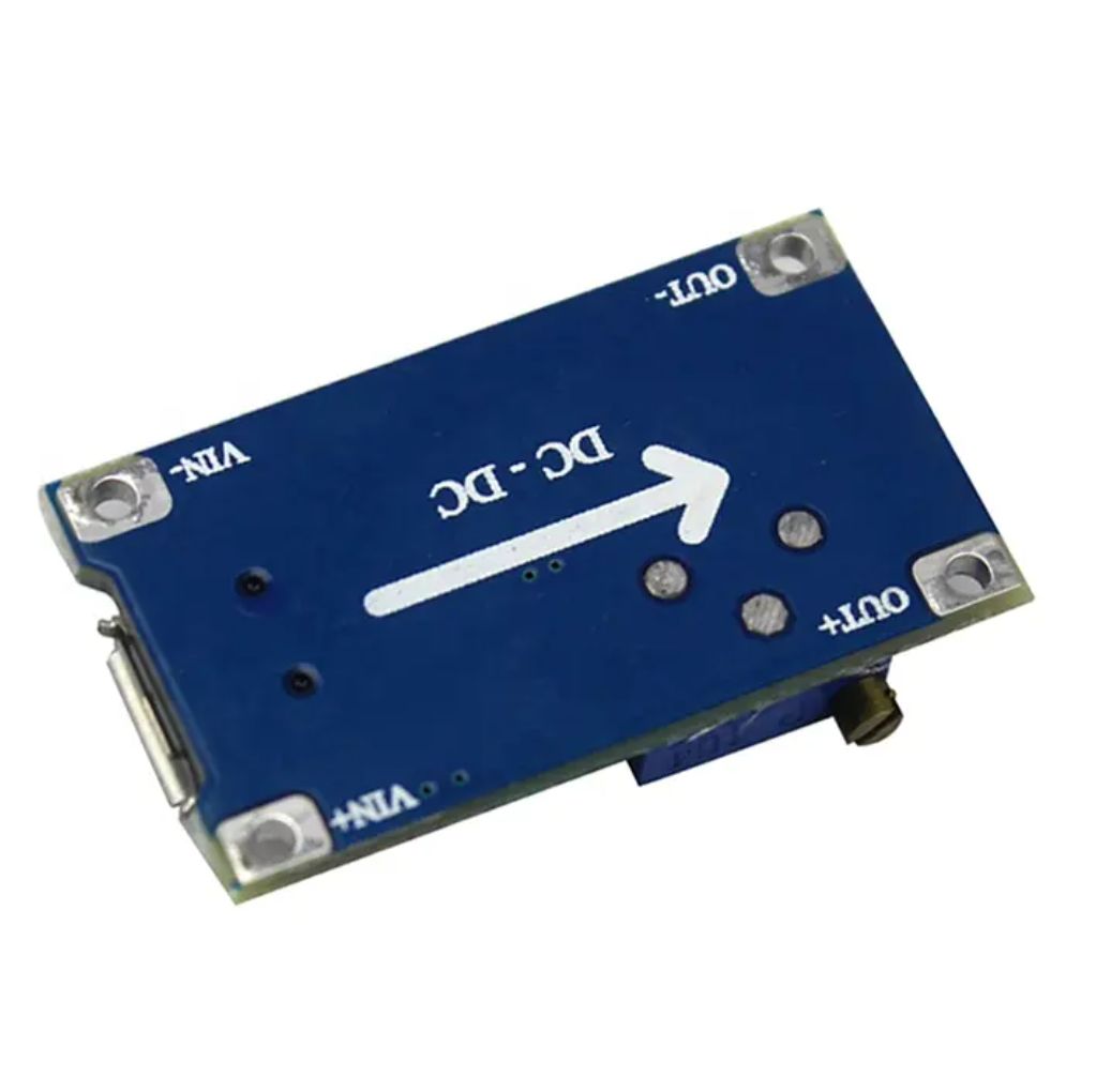 Spanningsregelaar DC-DC module step-up 2-24V naar 3-28VDC 1A USB-micro ...