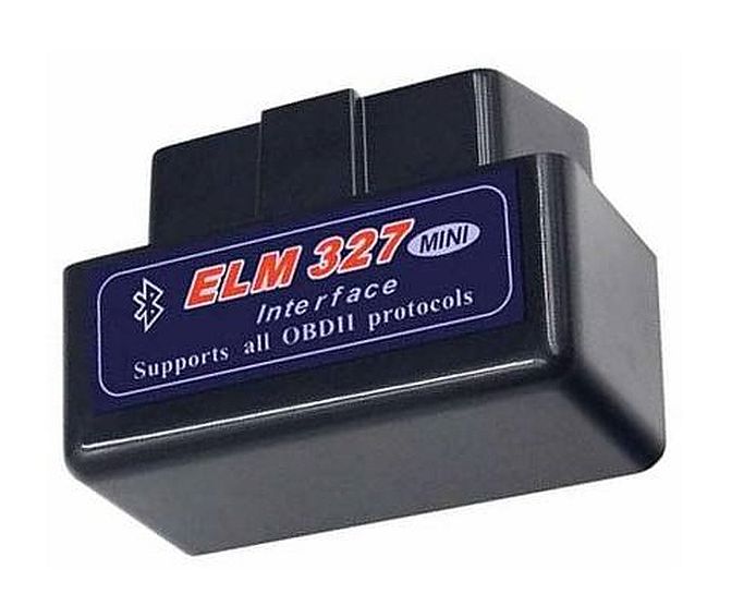 OBD2 bluetooth dongle ELM327 v2.1 compatible MINI CAN bus interface zwart - DomoticX