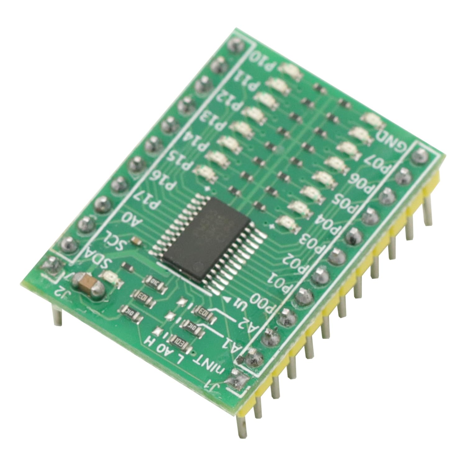 I/O expander 16-poorten I2C PCA9555 module groen - DomoticX