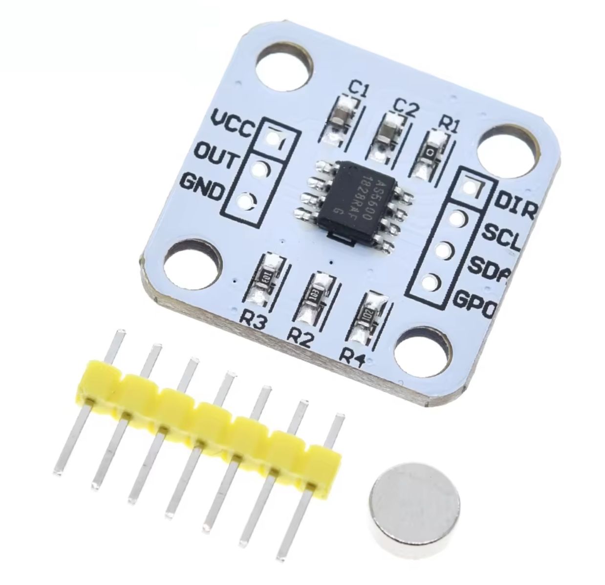 Magnetische Rotary Encoder Module 12 Bit I2c A5600 Domoticx
