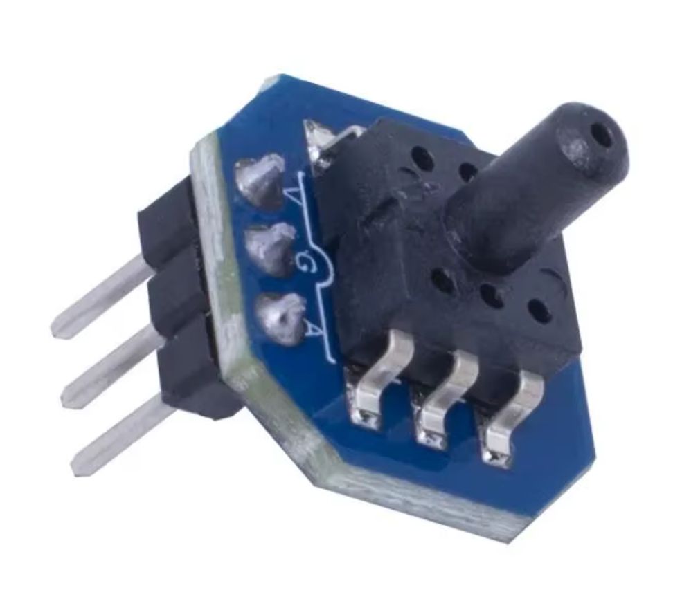 Lucht- Waterdruk sensor tot 0.4 Bar 40 KPa 6 PSI module XGZP040 - DomoticX