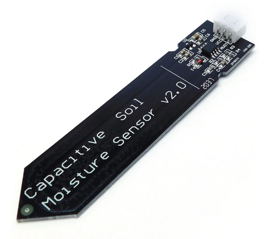 Grondvochtigheid sensor capacitief analoog 3-polig v2.0 met JST-XH 2.54mm pitch connector - DomoticX