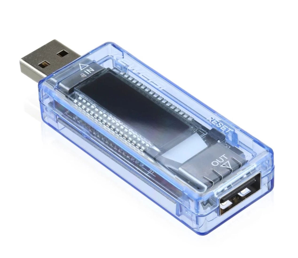 USB voltage and current tester 4-20V 0-3A KWS-V20 USB-A male to USB-A ...