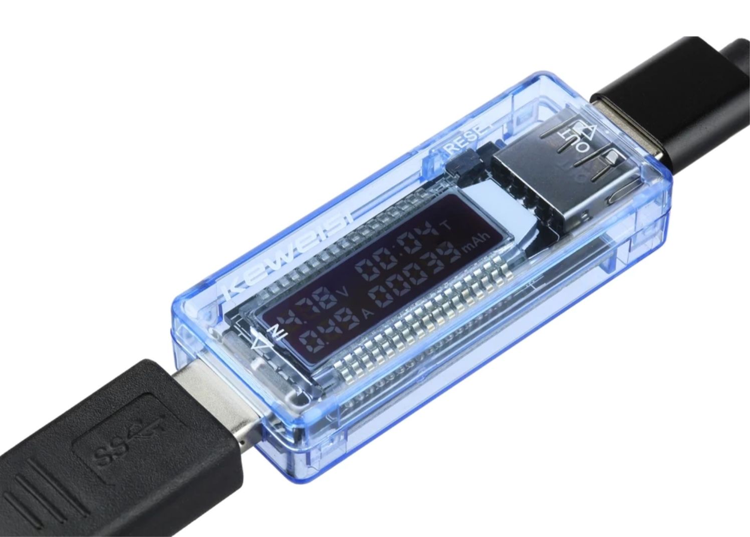 USB voltage and current tester 4-20V 0-3A KWS-V20 USB-A male to USB-A ...